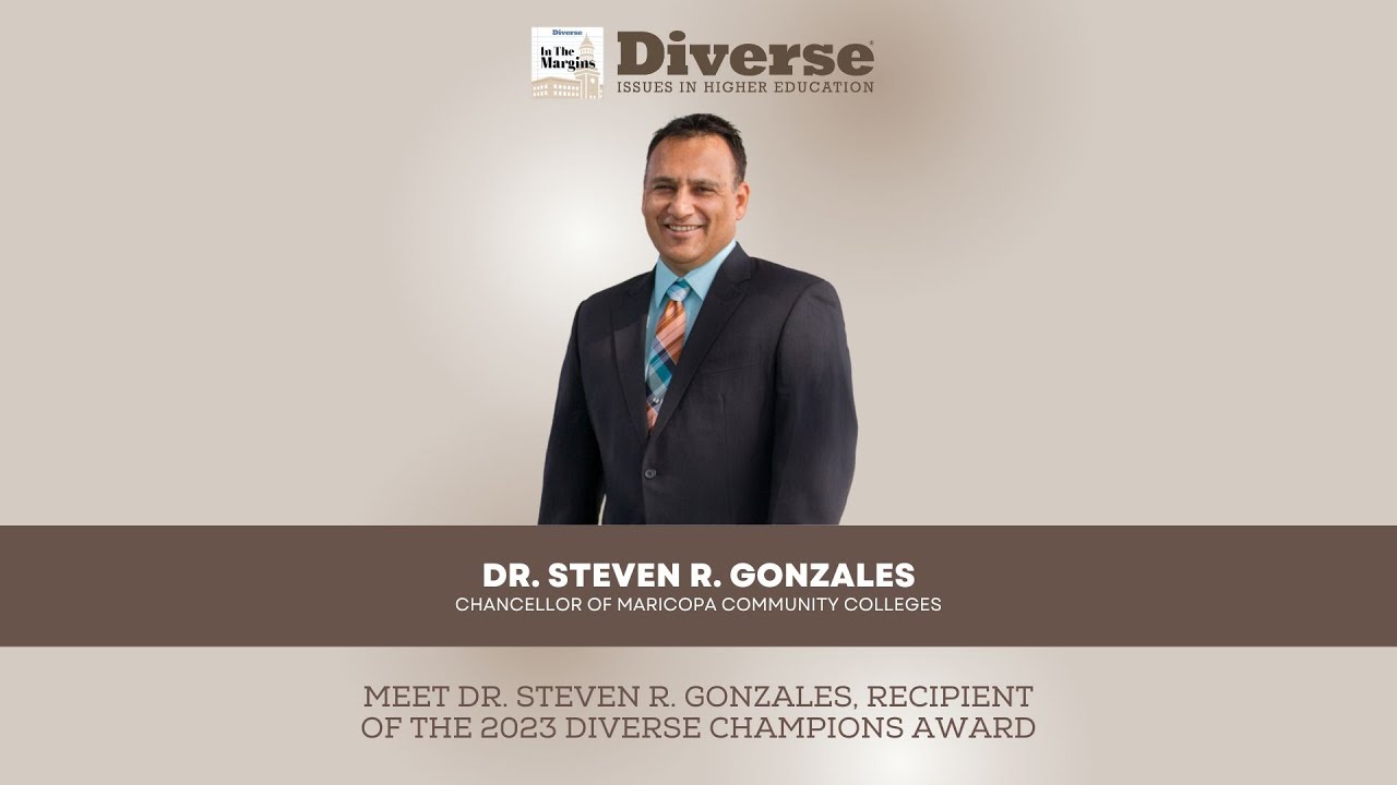 Meet Dr. Steven R. Gonzales, Recipient of the 2023 Diverse Champions ...
