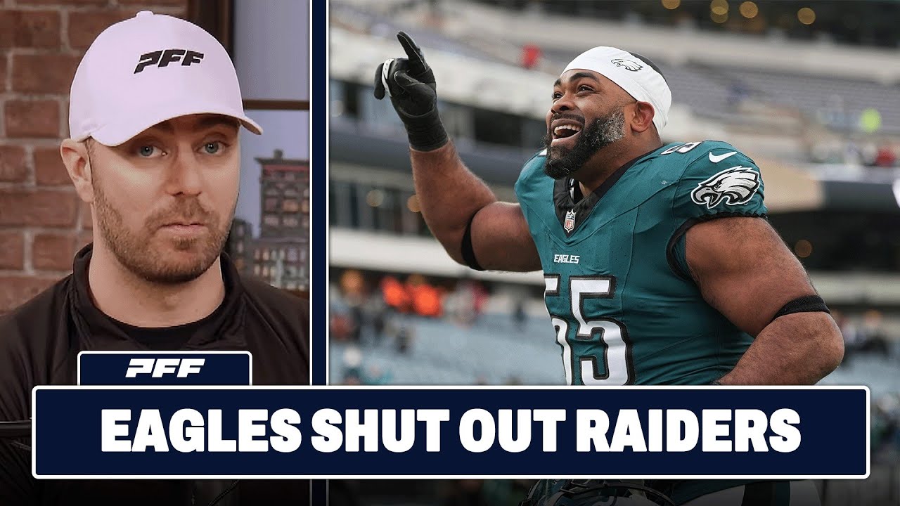 Las Vegas Raiders vs. Philadelphia Eagles Review | PFF Grade Release ...