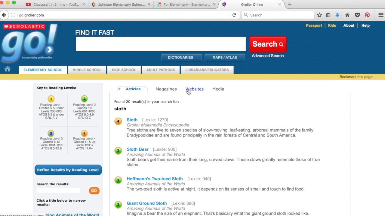 KYVL: Grolier Scholastic GO - YouTube