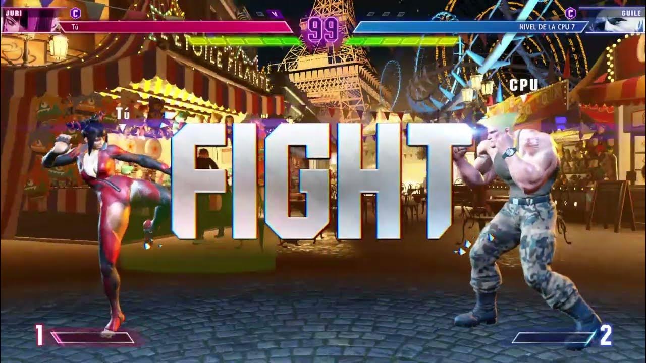 Street Fighter 6 - Juri Han vs Guile Versus Hardest AI Ground SF6 - YouTube