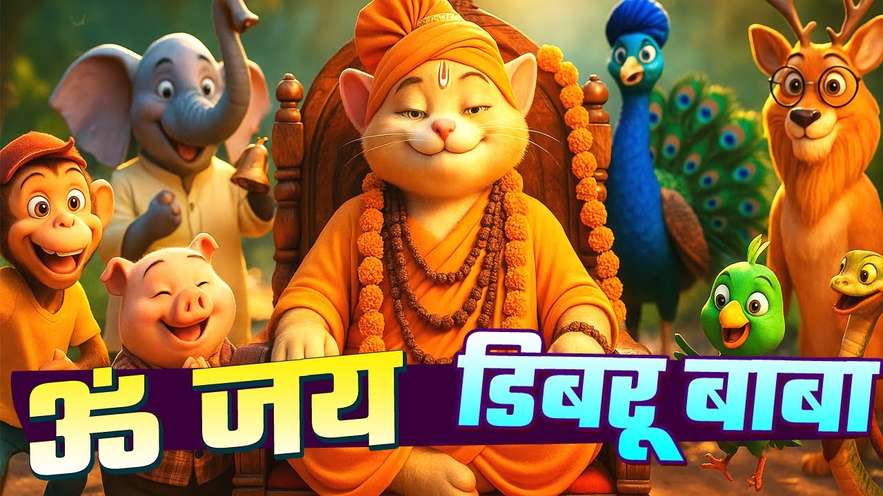 Om Jai Dibru Baba | Funny Jungle Guru – Cute Animal Dance | Kids Rhyme ...