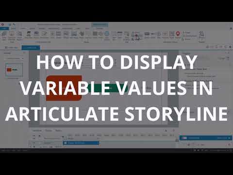Displaying Variable Values in Articulate Storyline | BlinkSolve Tutorials - YouTube