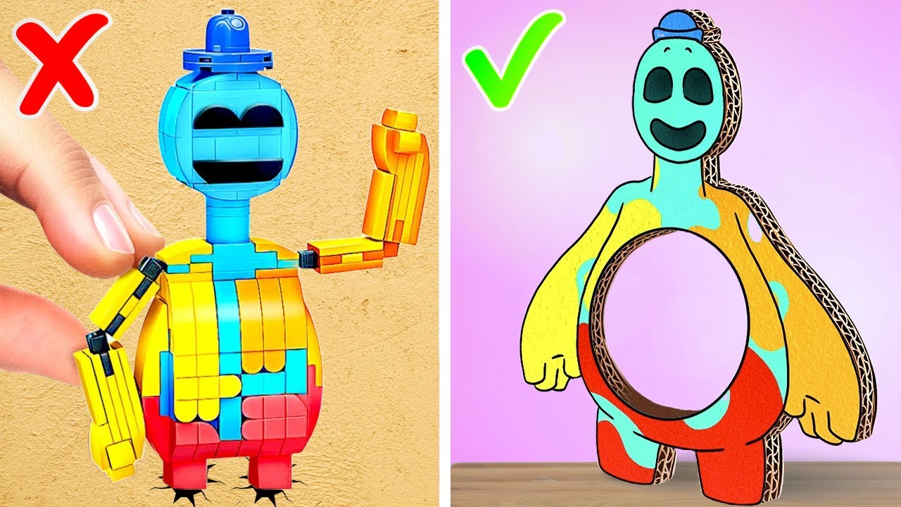Cardboard Doey The Doughman *Fun Crafts & DIY Creations* - YouTube
