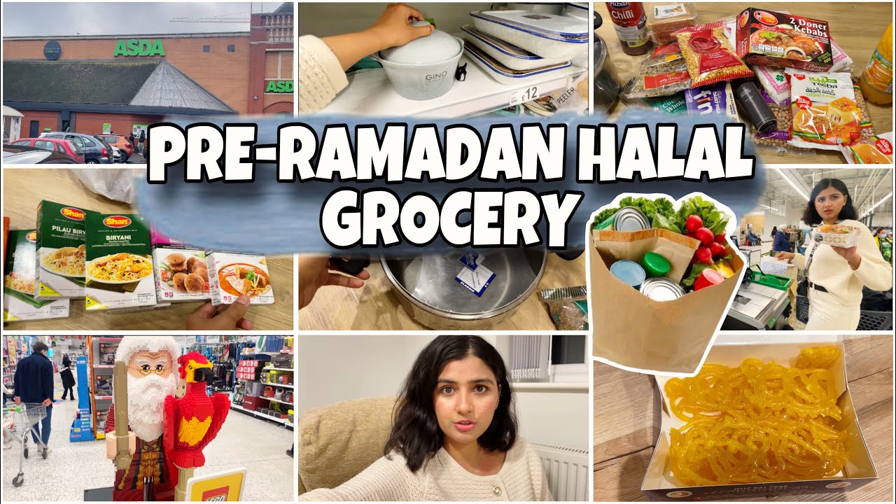Ramadan Grocery Shopping 🛍️| Halal Grocery in the UK 🇬🇧 | ASDA Visit ...
