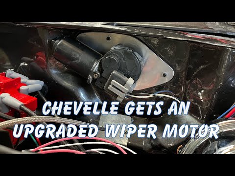 upgrading the Bulky GM wiper motor for a new small wiper motor for ...