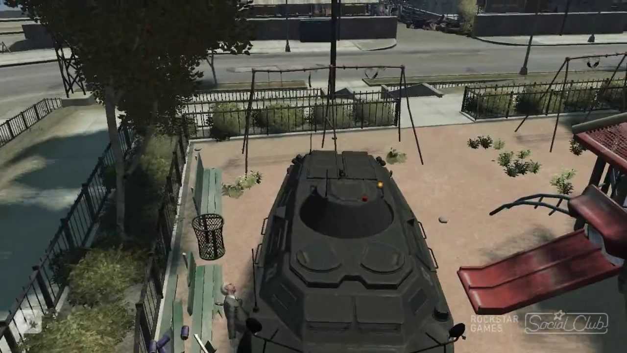 GTA IV Tank & Swings - YouTube