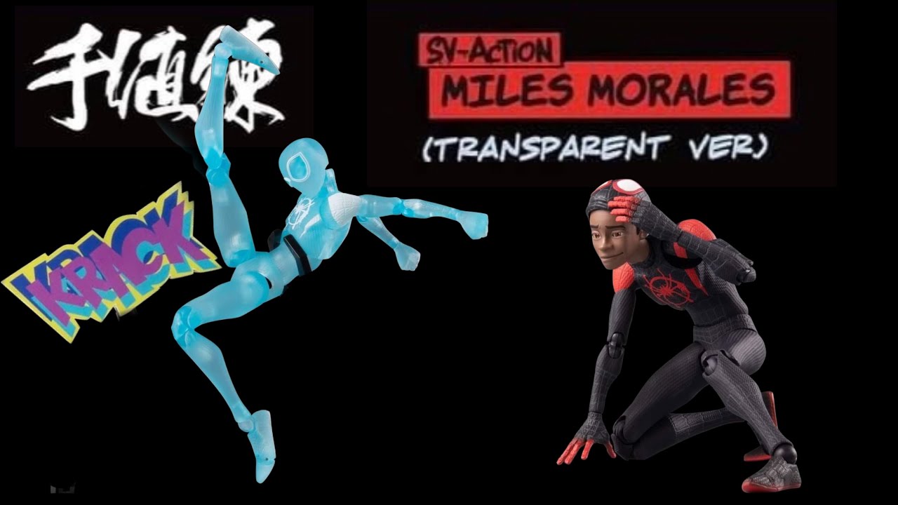 Sentinel Miles Morales (Transparent Ver) SV-Action REVEALED! - YouTube