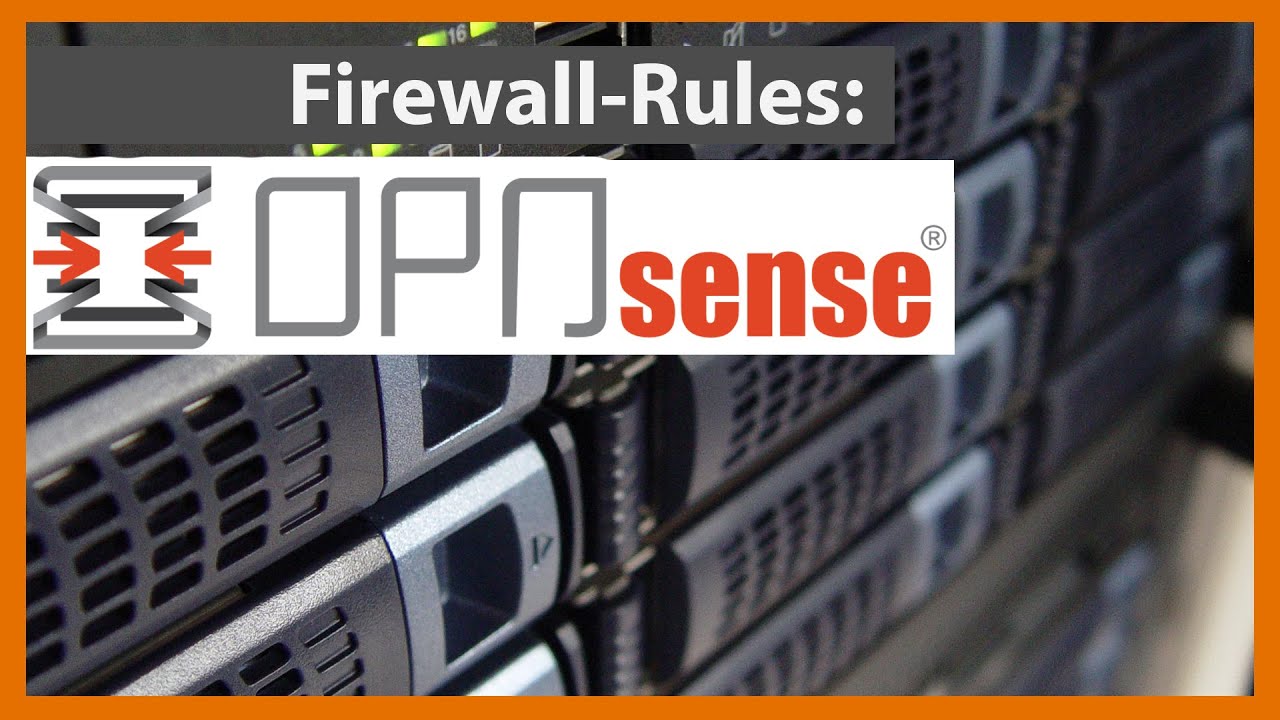 OpnSense: Spezifische Firewall Regeln [Hetzner Server] - YouTube