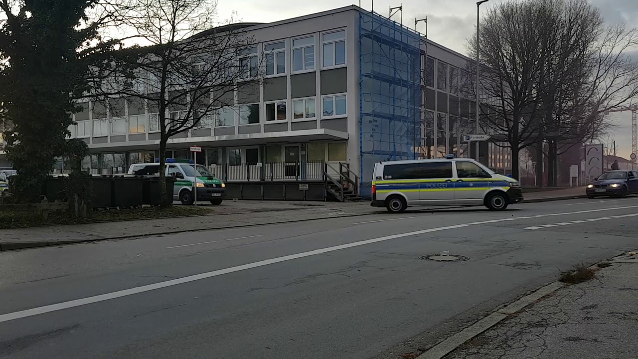 Polizei Kolone der Polizei Rosenheim - YouTube