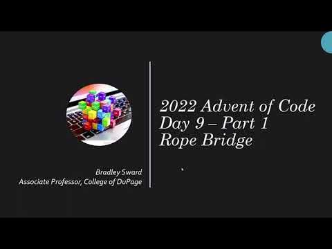 Python Solution - Advent of Code 2022 - Day 09 - Part 1 - Rope Bridge ...