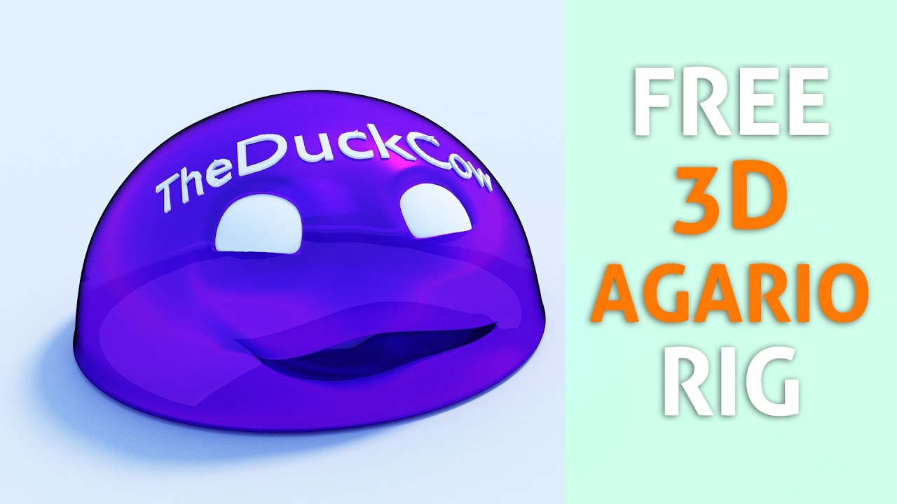 Free 3D agario / agar.io Blender Rig - YouTube