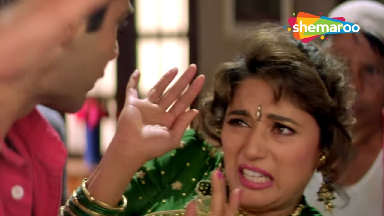 माधुरी का नाटक पकड़ा गया | Madhuri Dixit Best Acting Scene | Beta Scene ...