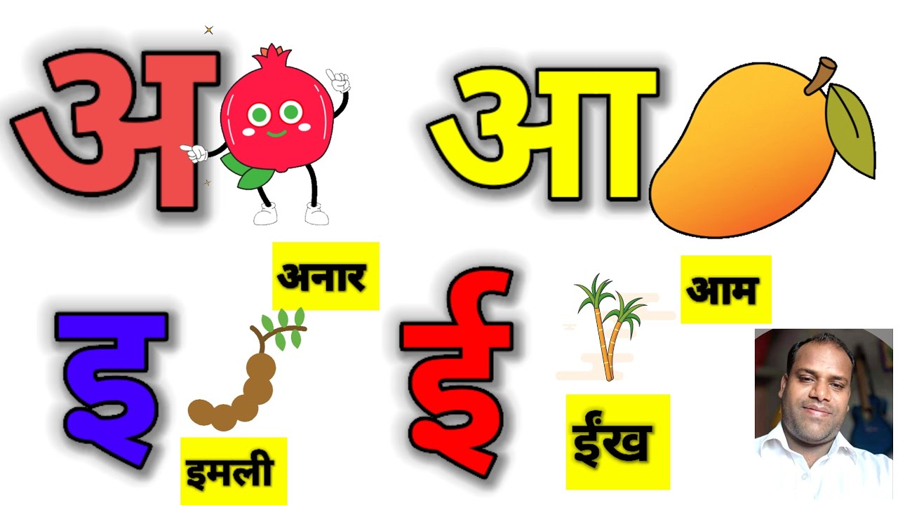 Hindi varnmala - Learn hindi alphabet : Swar, vyanjan - Preschool ...