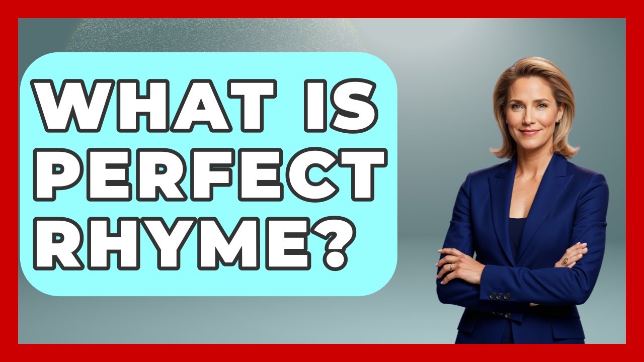 What Is Perfect Rhyme? - Literary Icons - YouTube
