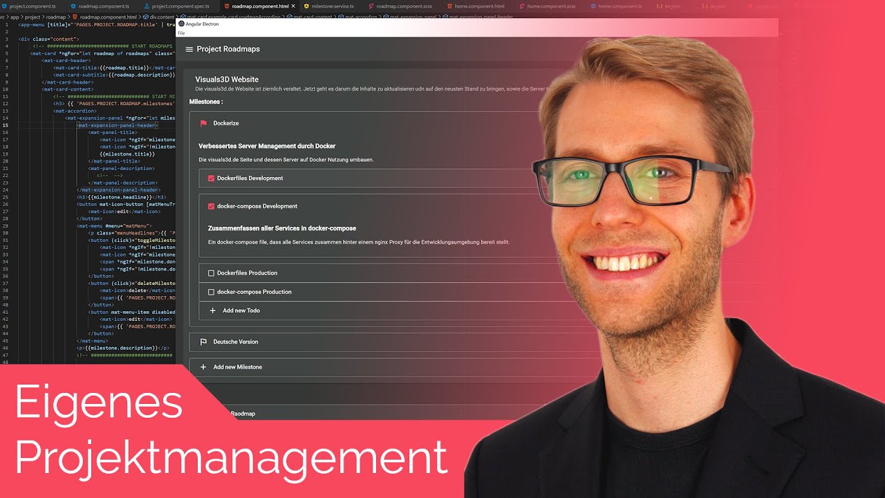 Ich programmiere mir mein eigenes Projekt management Tool | Visuals3D ...