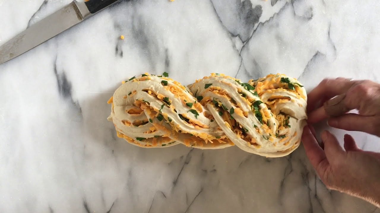 Shaping Cheese Bread - YouTube