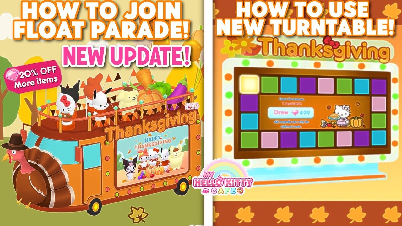 THANKSGIVING EVENT! 20% OFF SALE || NEW TURNTABLE & FLOAT PARADE || MY ...