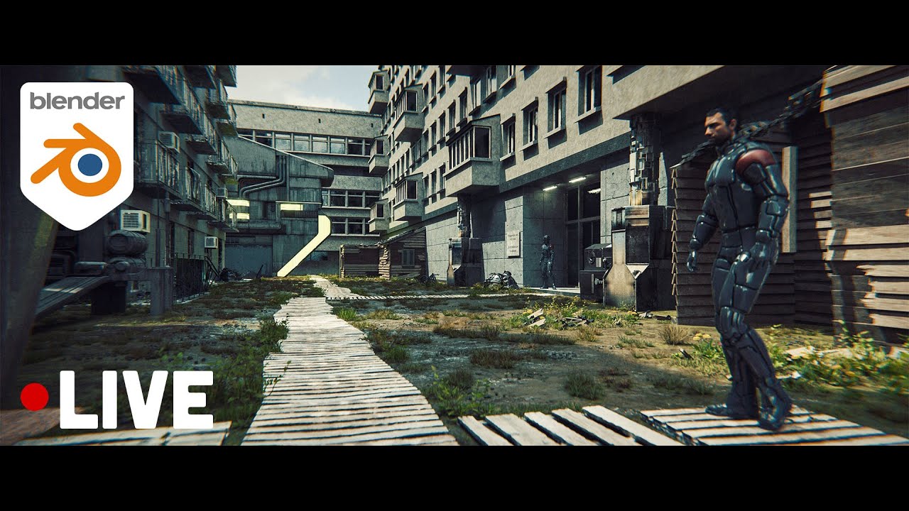 Scifi Russian Environment in Blender - YouTube