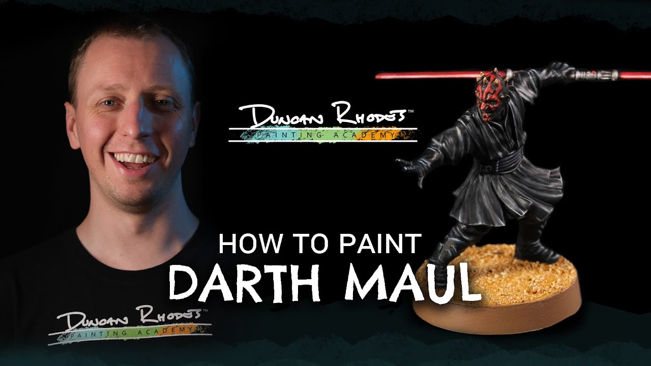 How to Paint: Darth Maul. - YouTube