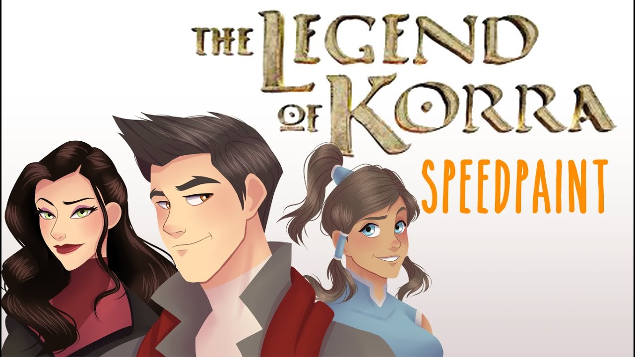 Fan Art Legend of Korra [Korra, Asami and Mako] - YouTube