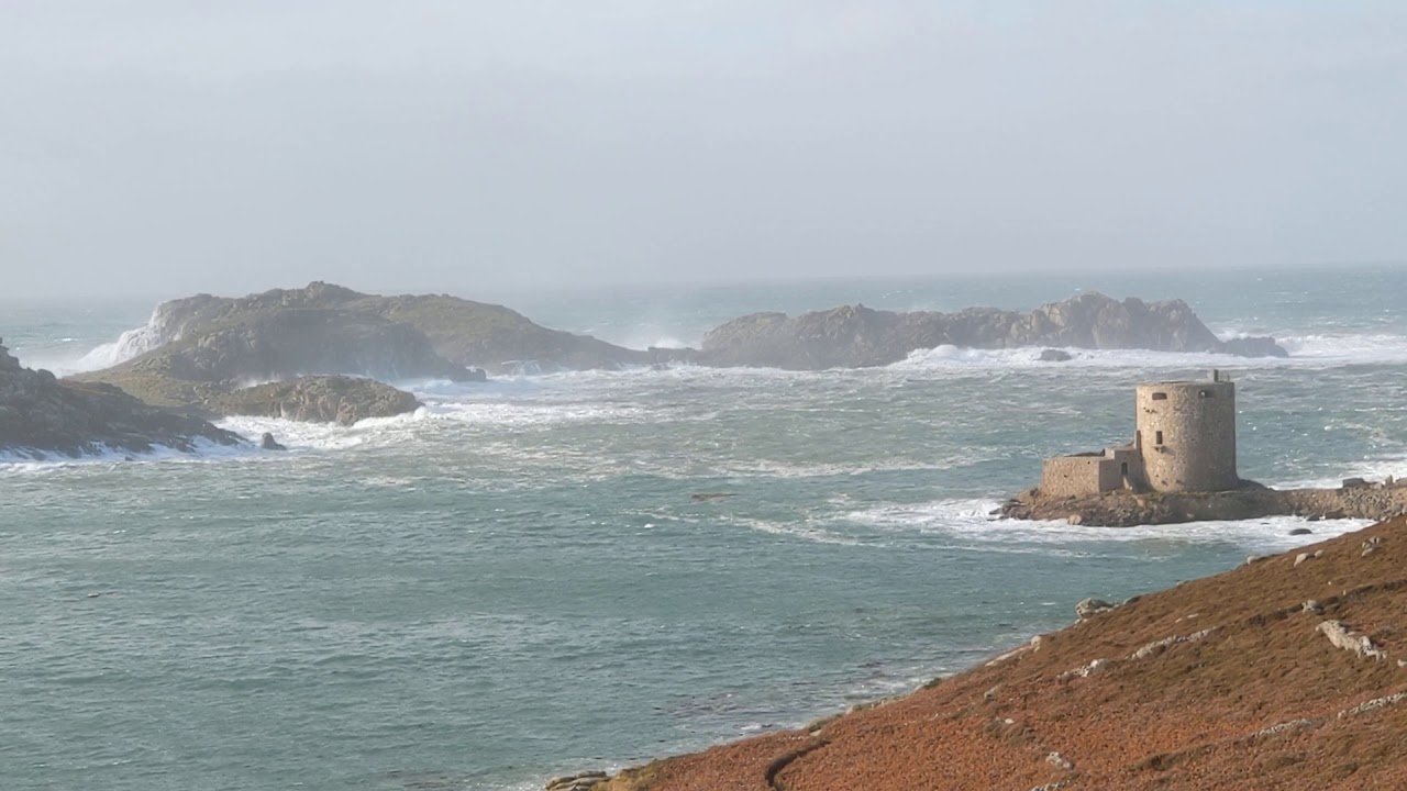 Big Atlantic Storm Swell Tresco Isles of Scilly Nov 1st 2020 - YouTube