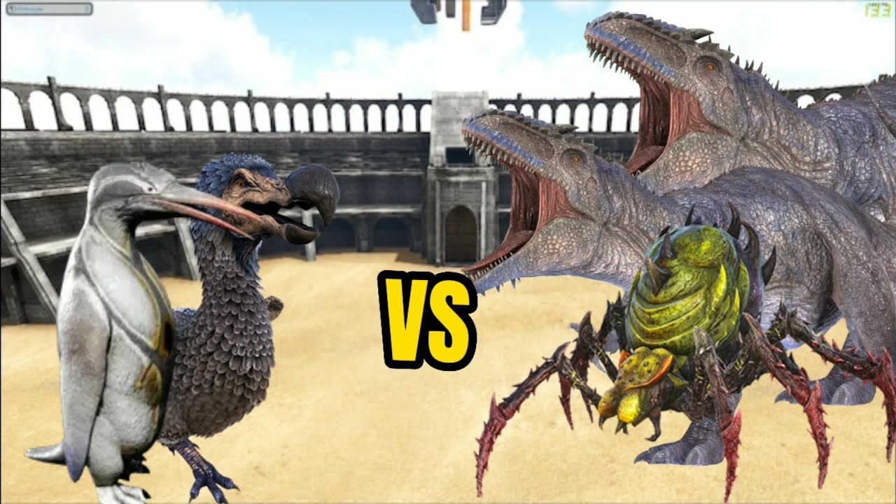 DODO Y KAIRUKU VS DINOS ||ARK SURVIVAL EVOLVED|| GOD|| - YouTube