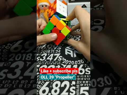 OLL 39 "Propeller" on cube #shorts #popular #like #respect #tutorials # ...