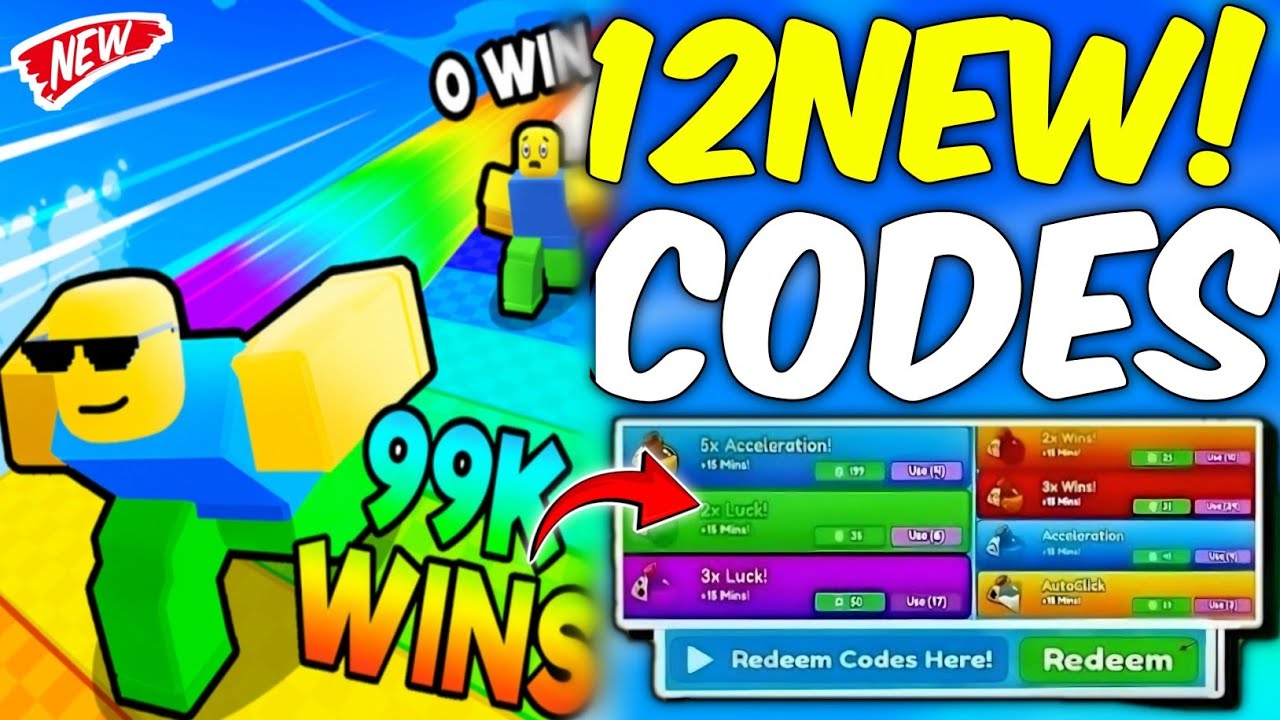 ⚠️Hurry!! Up⚠️RACE CLICKER ROBLOX CODES NOVEMBER 2024 - RACE CLICKER ...