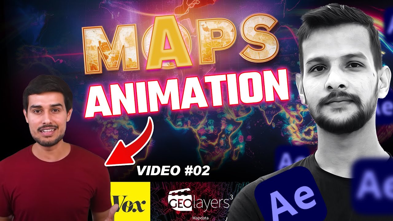Map Animation Seekho Like Dhruv Rathee, Vox #geolayers #dhruvrathee # ...