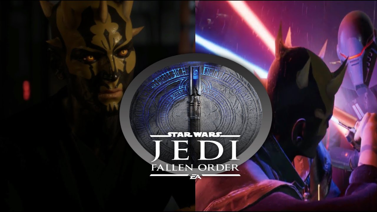 Star Wars Jedi Fallen Order Movie All Cutscenes Darth Maul Mod - YouTube
