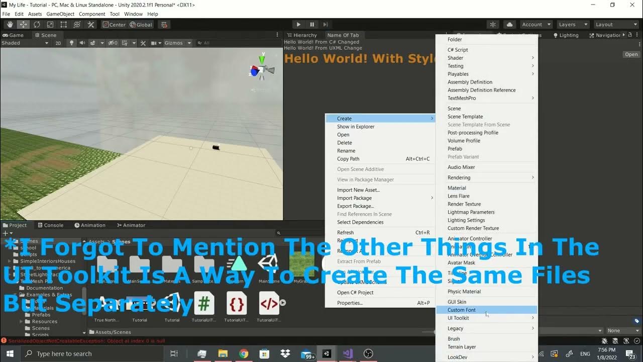 Unity's UI Toolkit & GUI Skin - YouTube