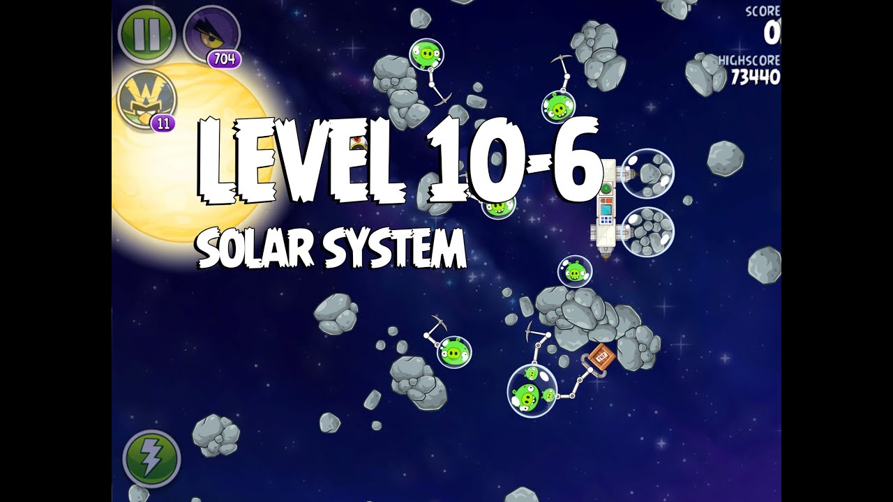 Angry Birds Space Solar System 10-6 Walkthrough 3-Star - YouTube