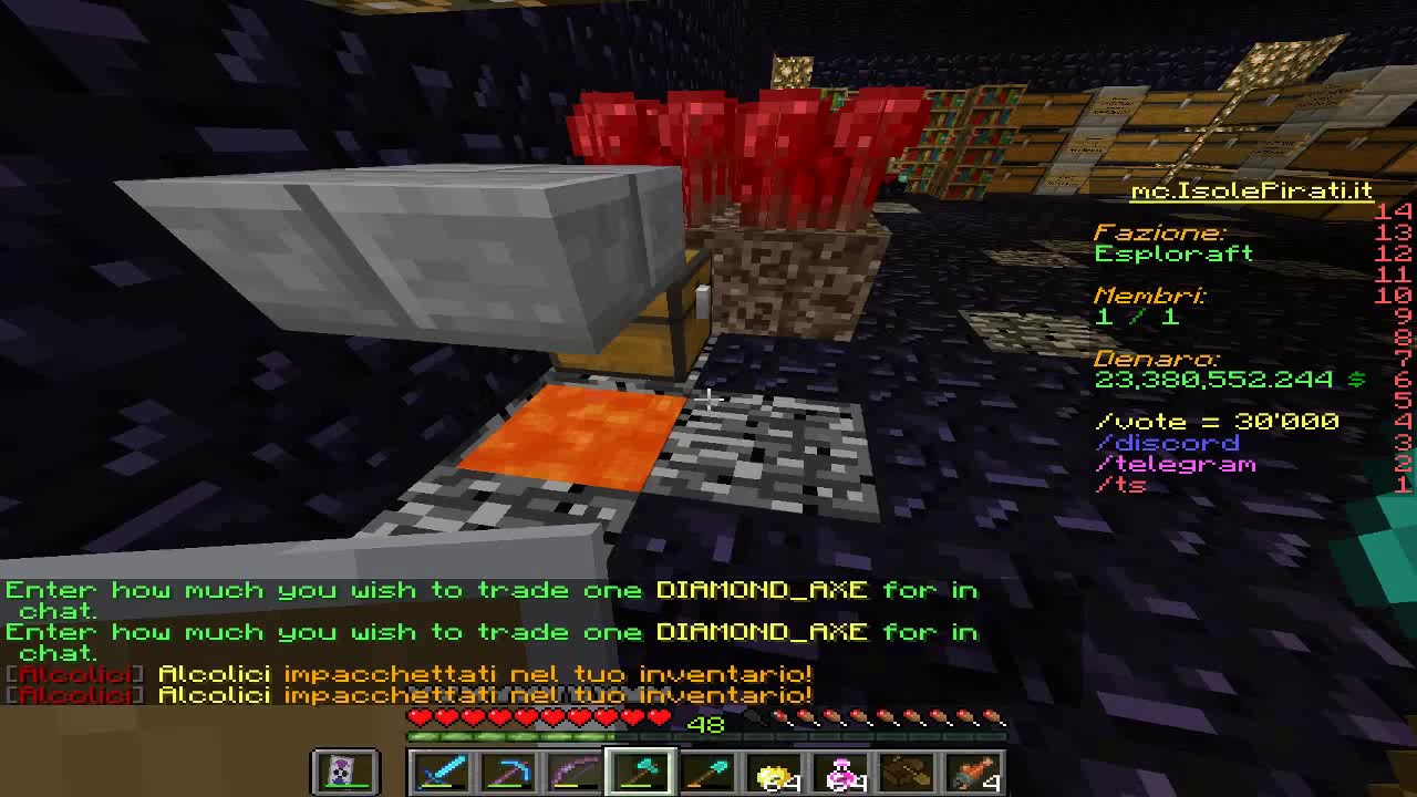 MINECRAFT FAZIONI: Griffiamo una RICCA base UNCLAIMATA | Isole Pirati ...