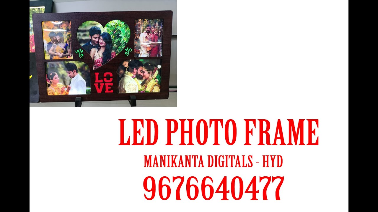 MDF LED FRAME LOVE - YouTube