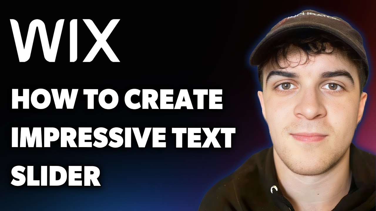 How to Create Impressive Text Slider in Wix Website (Full 2025 Guide ...