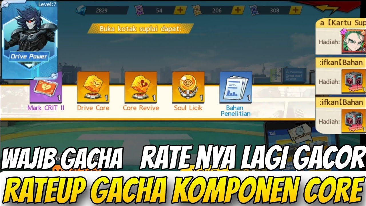 GOKIL RATE UP GACHA KOMPONEN GACOR🔥 INI BARU RATEUP SESUNGGUHNYA - One ...