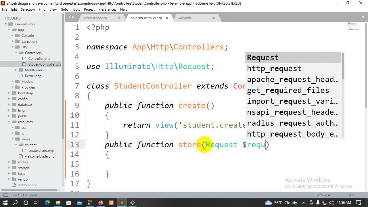 Laravel CRUD | Laravel data insert update view delete - YouTube
