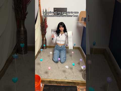 My litter box bathroom