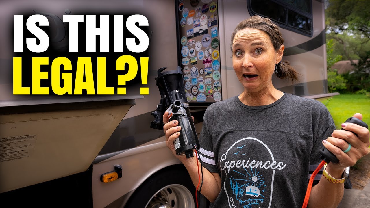 Dirty RV Secret - Dumping the Black Tank WITHOUT A Sewer Hook Up! - YouTube