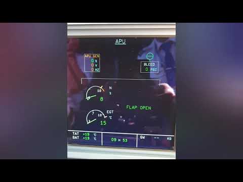 APU start in the cockpit. Airbus A320 NEO. - YouTube