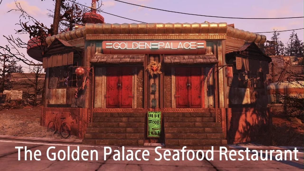 The Golden Palace Seafood Restaurant (Fallout 76 Camp) - YouTube