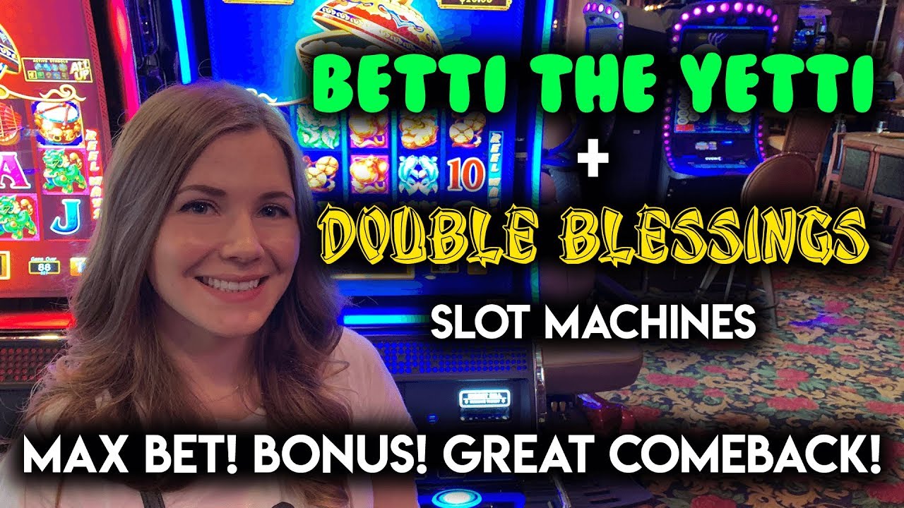 GREAT COMEBACK! Double Blessings Slot Machine + Betti The Yetti! $8.80 ...