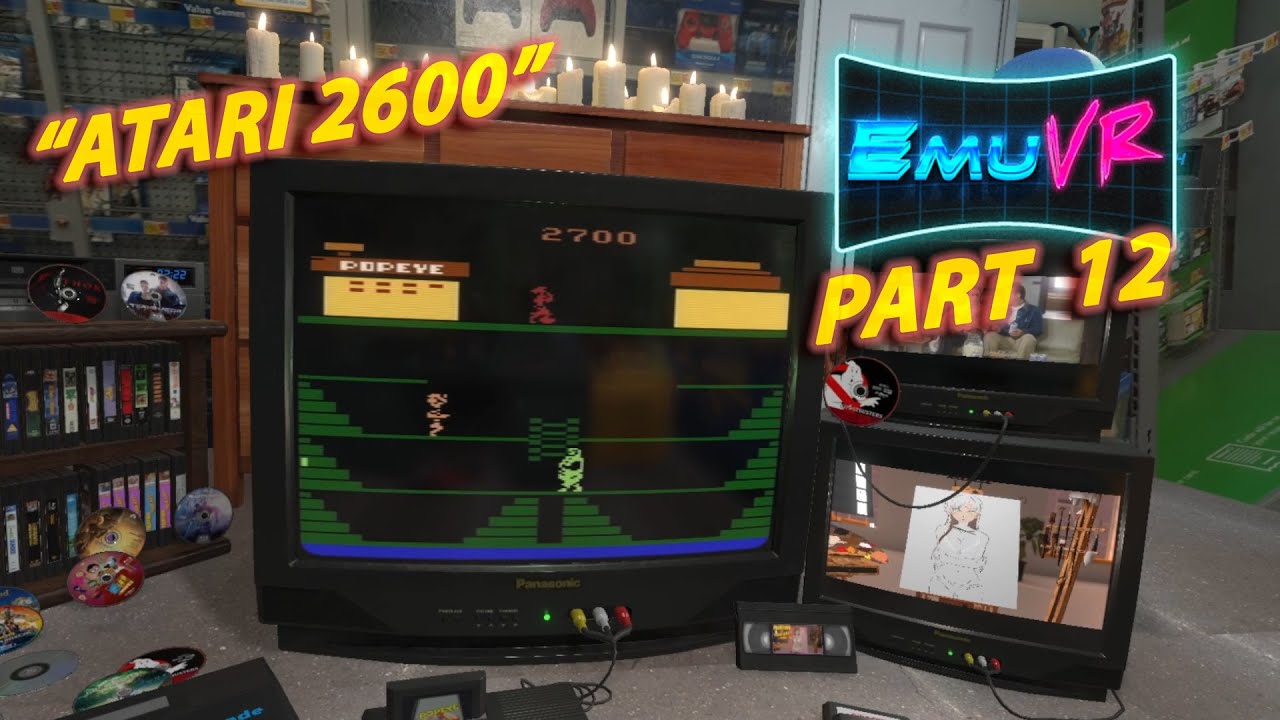 Emu VR | "Part 12" | "Atari 2600" #retogaming #emuvr #gameplay #Retro # ...