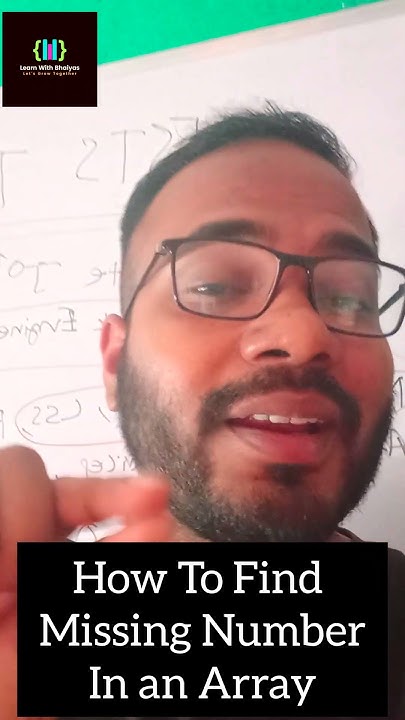 🔍 Find the Missing Number | Step-by-Step Explanation for Beginners 🚀 # ...