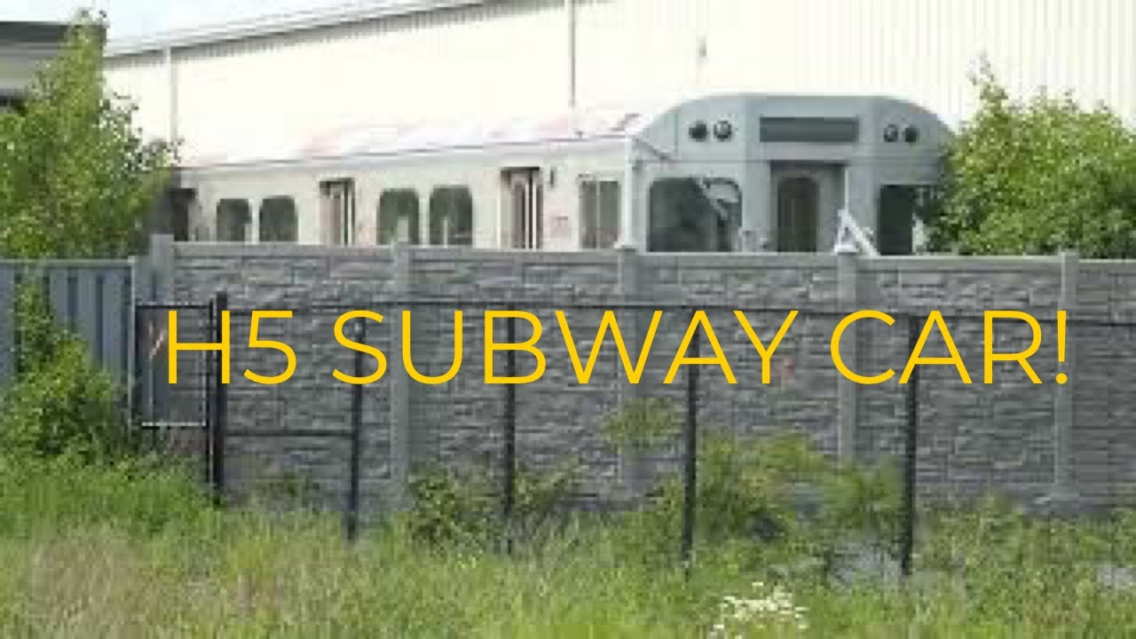 Old TTC Hawker Siddeley H5 Subway Car Seen From an Industrial Shop in ...