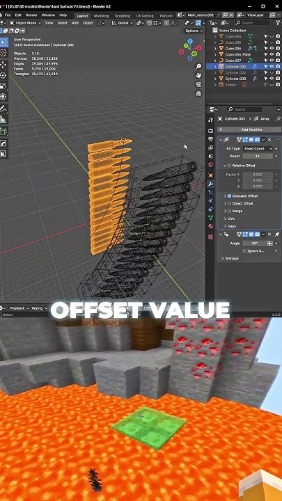 How to Multiply Objects Along a Path in Blender – Easy Tutorial #3d #blender - YouTube