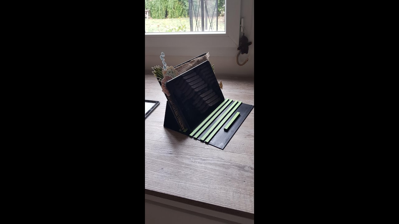 faire un support de tablette maison facile et rapide - YouTube