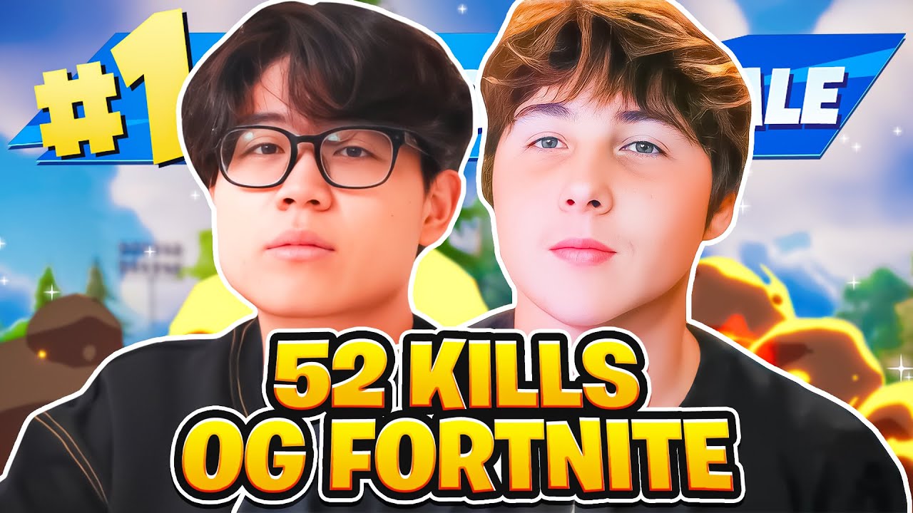 Cooper & Khanada 52 Kills Win IN OG FORTNITE (WORLD RECORD) - YouTube