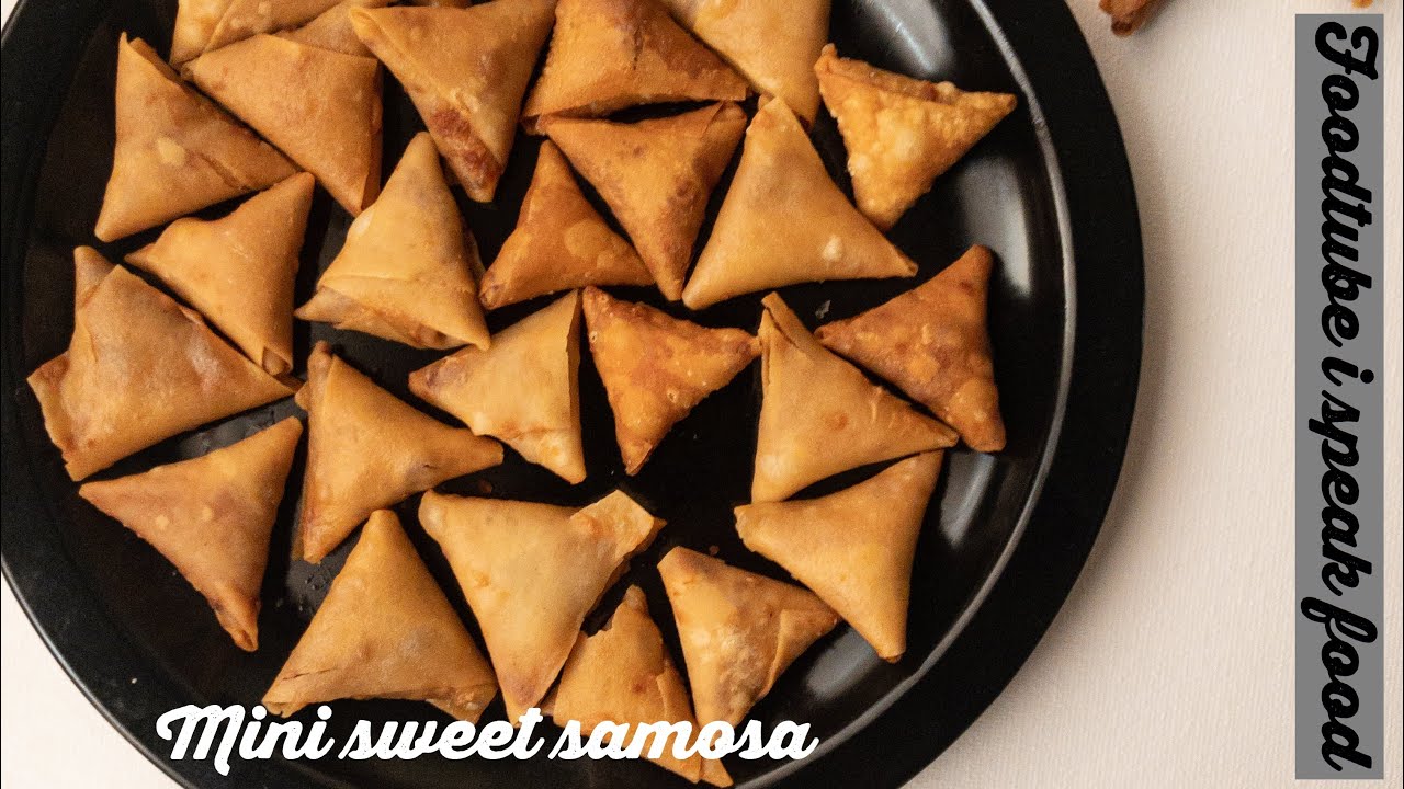 Sweet samosa ||mini samosa ||eid special || - YouTube