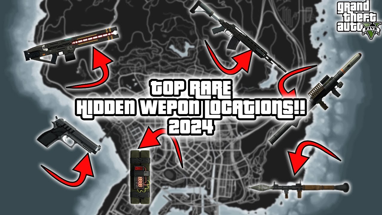 GTA V - All New Hidden Wepon Location 2024! (Sniper Rifle, Gusenberg ...